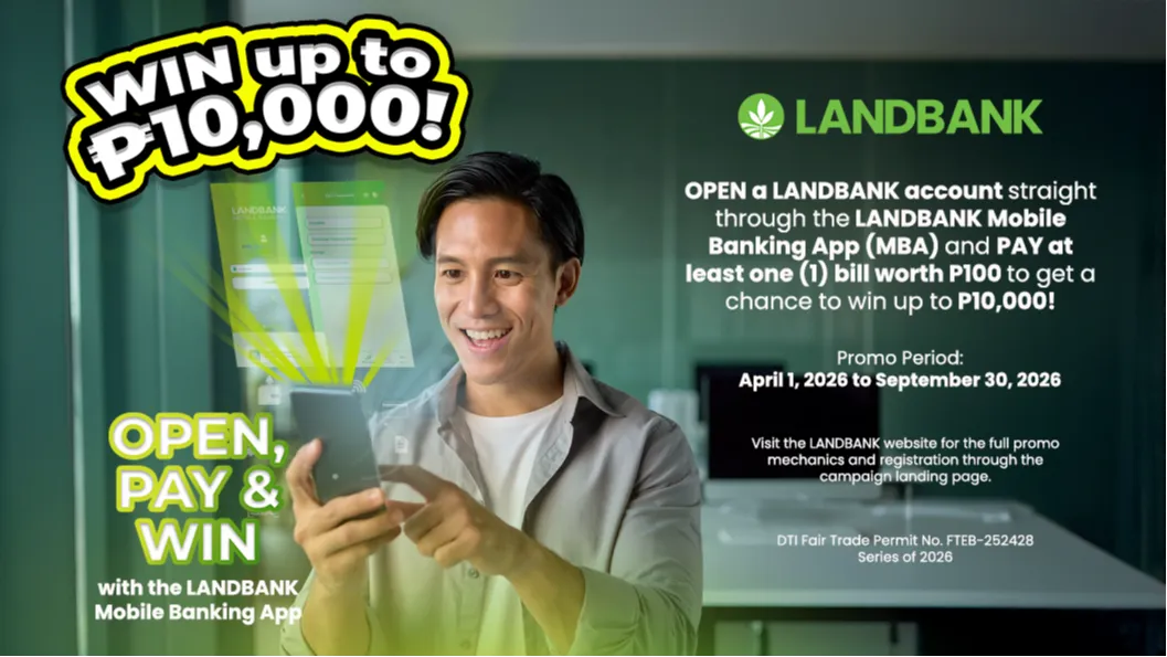 Open, Pay, and Win Promo 2026 - Landbank Promotion